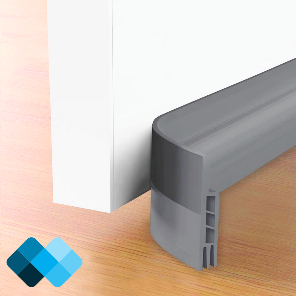 Tocht onder deur oplossen met handige doe-het-zelf tochtstrips.